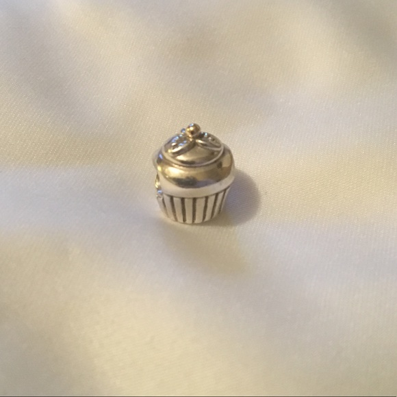 Pandora | Jewelry | Authentic Cupcake Pandora Charm Silver And Gold ...